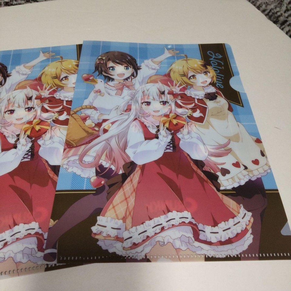 Set Of 3 Hololive Clear File Folder Nakiri Ayame And Others | eBay
