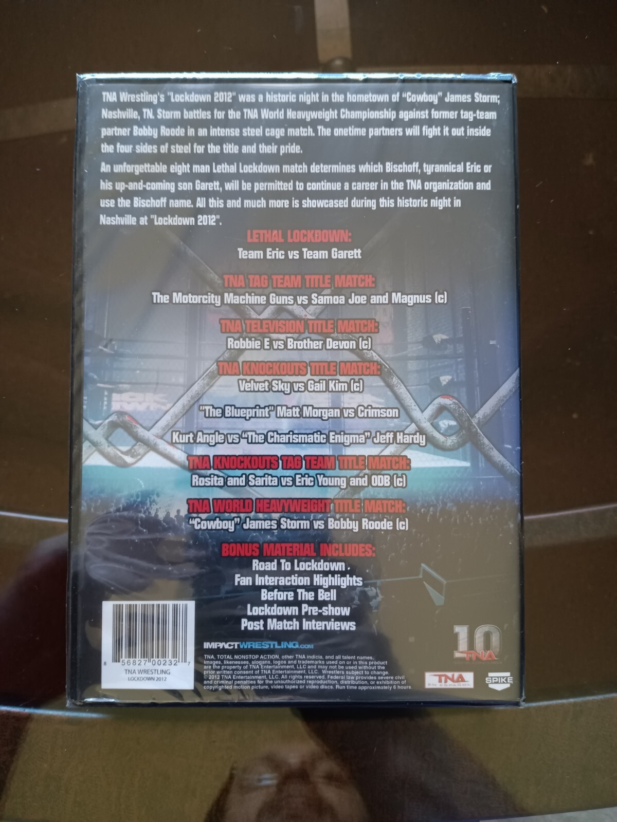 TNA Impact Wrestling Lockdown 2012 (DVD, 2-Disc Set) Brand NEW - Bobby Roode | eBay