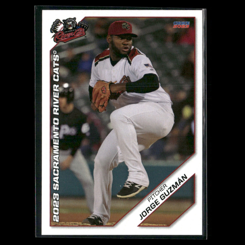 Jorge Guzman 2023 Sacramento River Cats Team Set Baseball Card MLB NM ...