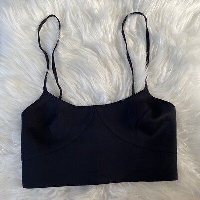 Intimately Free People Longline Bralette Black Top Crop Tank Size XS | eBay