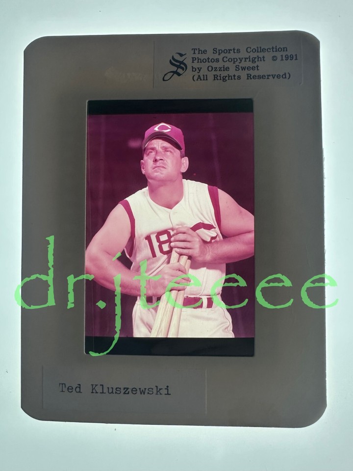 Ted Kluszewski CINCINNATI REDS - OZZIE SWEET Transparency | eBay