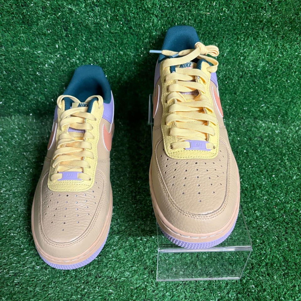 Nike Air Force 1 '07 AF1 "Easter" Mens Sesame Apricot Agate Low Shoes ...