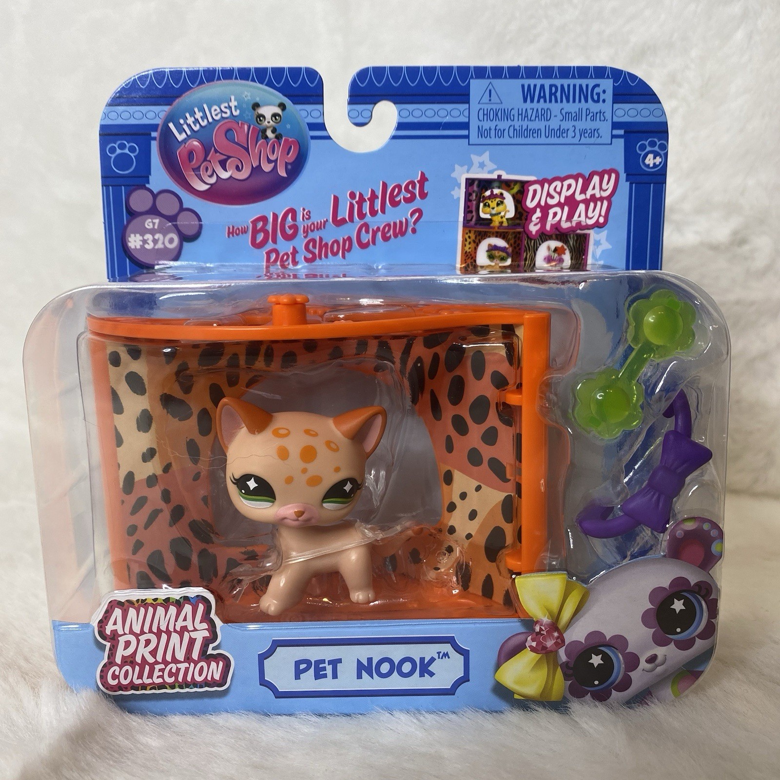 Littlest Pet Shop LPS Gen 7 G7 Pet Nook Leopard Shorthair Cat Animal ...