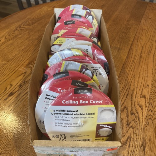 Lot Of 16! Arlington Paintable Ceiling Box Plate Covers CP3540 New ...