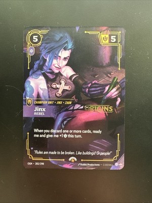 Riftbound Jinx Rebel Champion Launch Stamped Promo Foil 202/298 | eBay