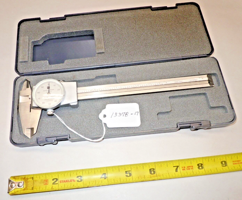 TESA Brown & Sharpe Machinists 6", Shock Proof .001" Dial Caliper ...