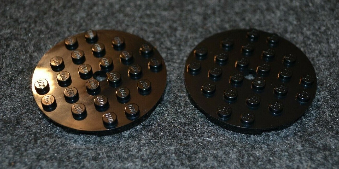 (2) 6x6 Black Round Plate Brick Bricks ~ Lego ~ NEW ~ Castle | eBay