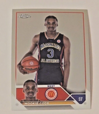 2023 Topps Chrome McDonald's All American Mookie Cook #63 | eBay