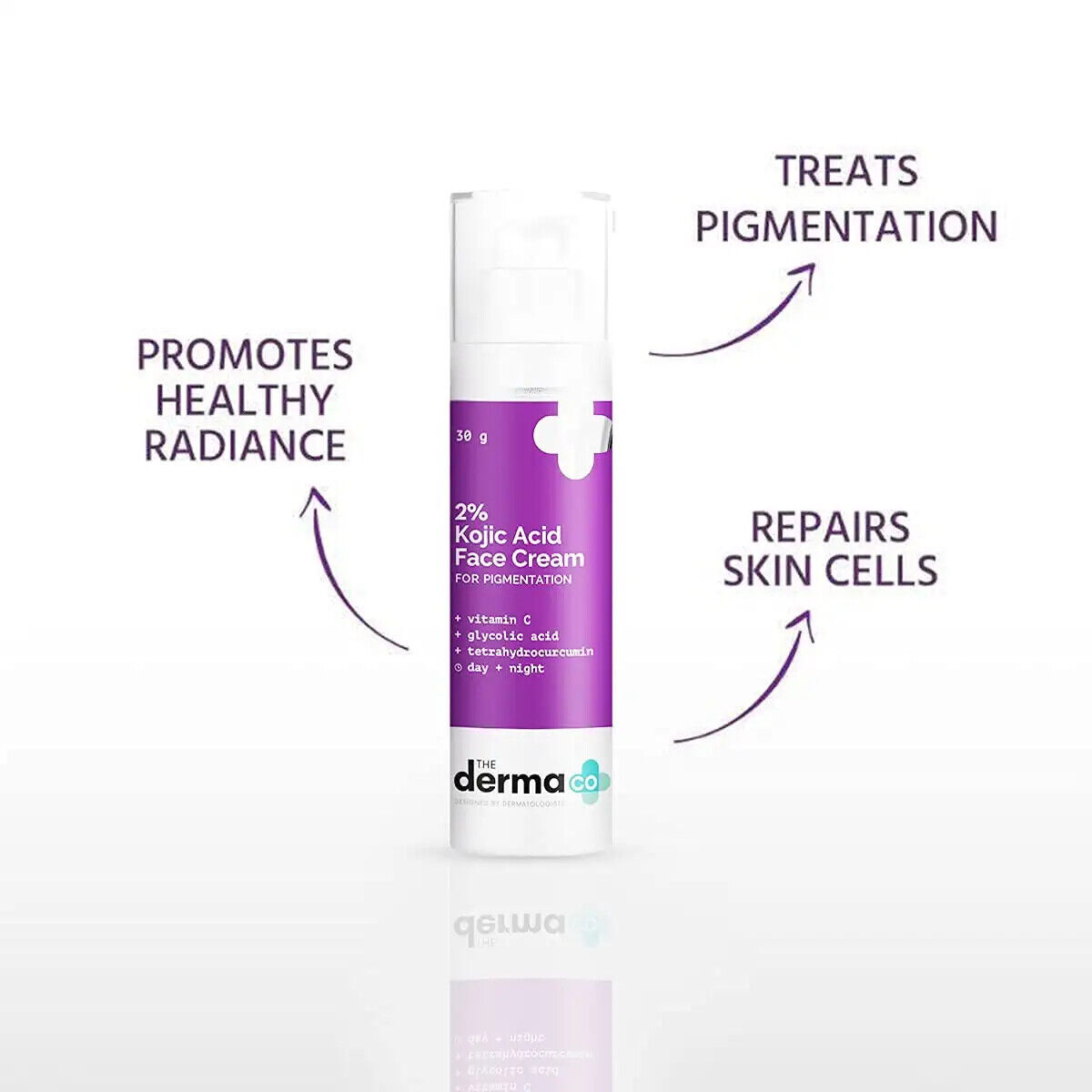 The Derma Co 2% Kojic Acid Face Cream for Pigmentation Removal, 30 gm ...