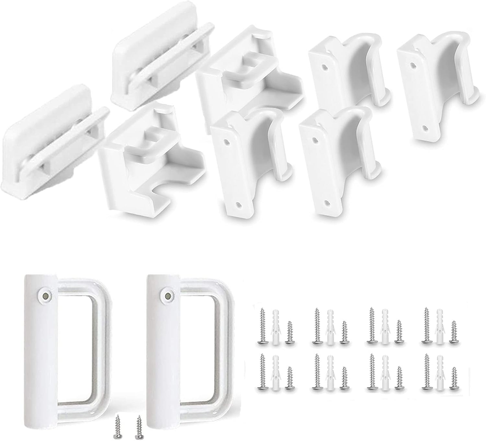 Retractable Baby Gate Replacement Parts Kit Child Safety Gate Full Set ...
