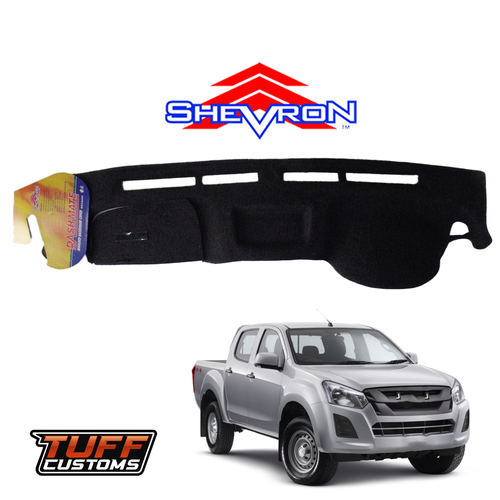 DASH MAT ISUZU D-MAX DMAX ES SX with COIN TRAY 6/2012-6/2020 BLACK 1314 ...