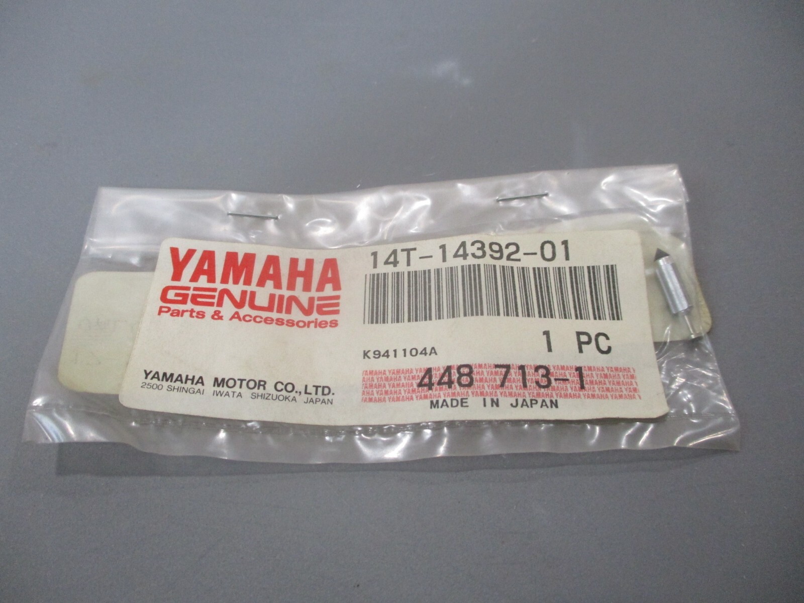 Yamaha OEM Needle Valve 14t 14392 01 for sale online | eBay