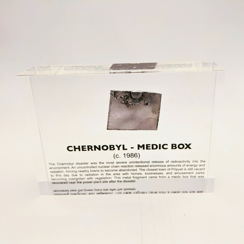 Chernobyl Artifact Display - Medic Box in Lucite Acrylic | eBay