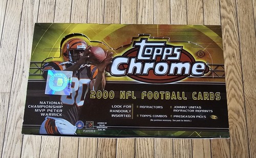 Topps Chrome 2000 Empty Display Football Hobby Box | eBay
