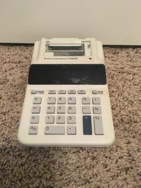 Texas Instruments Ti-5029 Printing Calculator for sale online | eBay