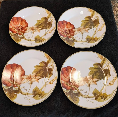 Williams Sonoma Botanical Pumpkin Dinner Plate | eBay