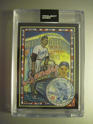 Topps PROJECT 2020 Card 369 - 1955 Sandy Koufax by Efdot - Print Run ...
