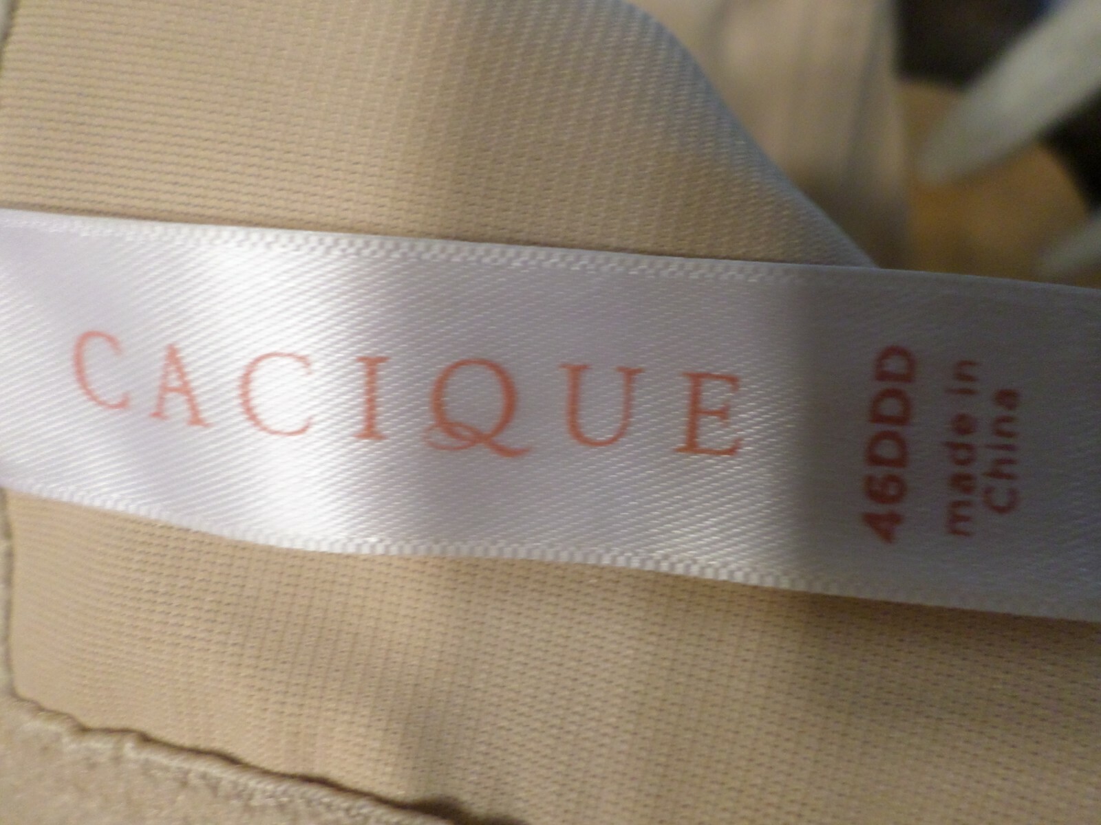 Cacique bra - Nude - 46 DDD - Boost Plunge - 5 hook b… - Gem