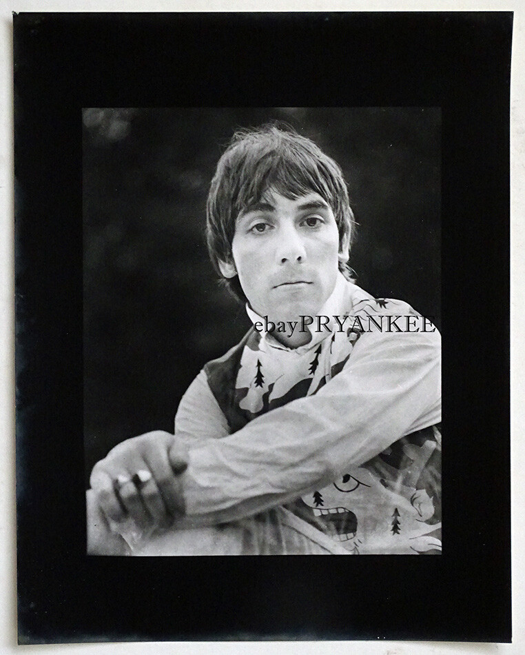 THE WHO Vintage KEITH MOON Original SILVER GELATIN Photo Portrait by ...