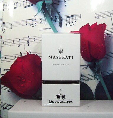 Maserati Pure Code EDP Spray 3.4 FL. OZ. Sealed Box. | eBay