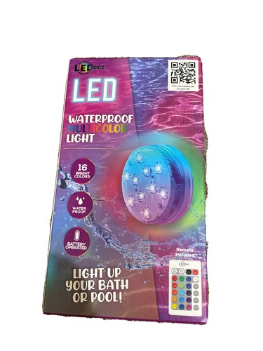 LEDeez Wireless Waterproof Multicolor LED Light with Remote Control ...