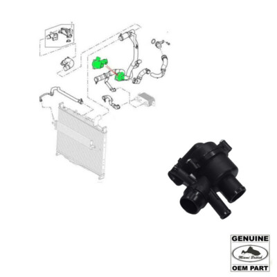 LAND ROVER THERMOSTAT RANGE SPORT LR4 DIESEL 3.0L V6 LR033675 OEM | eBay