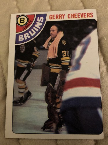 1978-79 TOPPS GERRY CHEEVERS CARD #140 BOSTON BRUINS | eBay