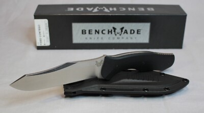 Benchmade Osborne Fixed Contego 183 Black G10 Satin CPM-S30V NIB Knife ...