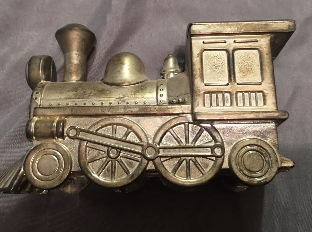 Metal Train Coin Bank. 5” X 3” * NO stopper | eBay