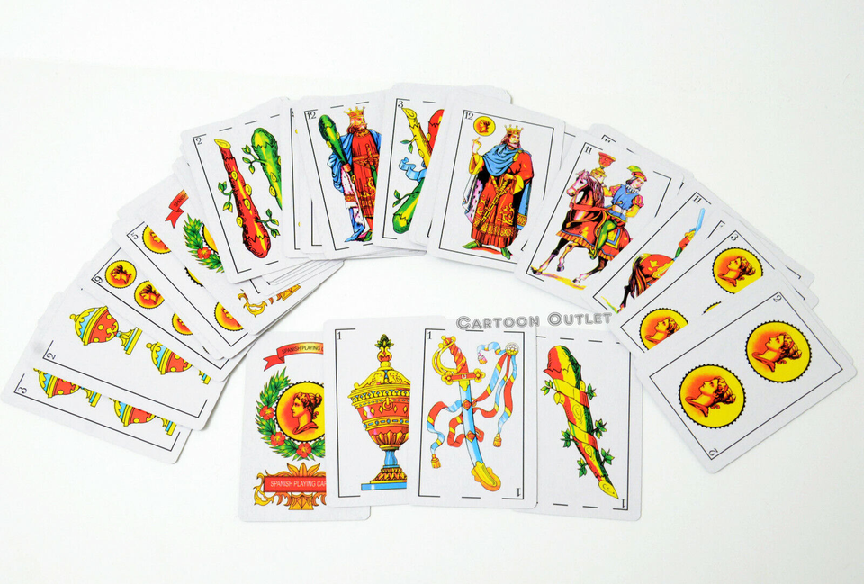 MEXICAN SPANISH PLAYING CARDS GAME BINGO TAROT BARAJA CARD GAME KING ...