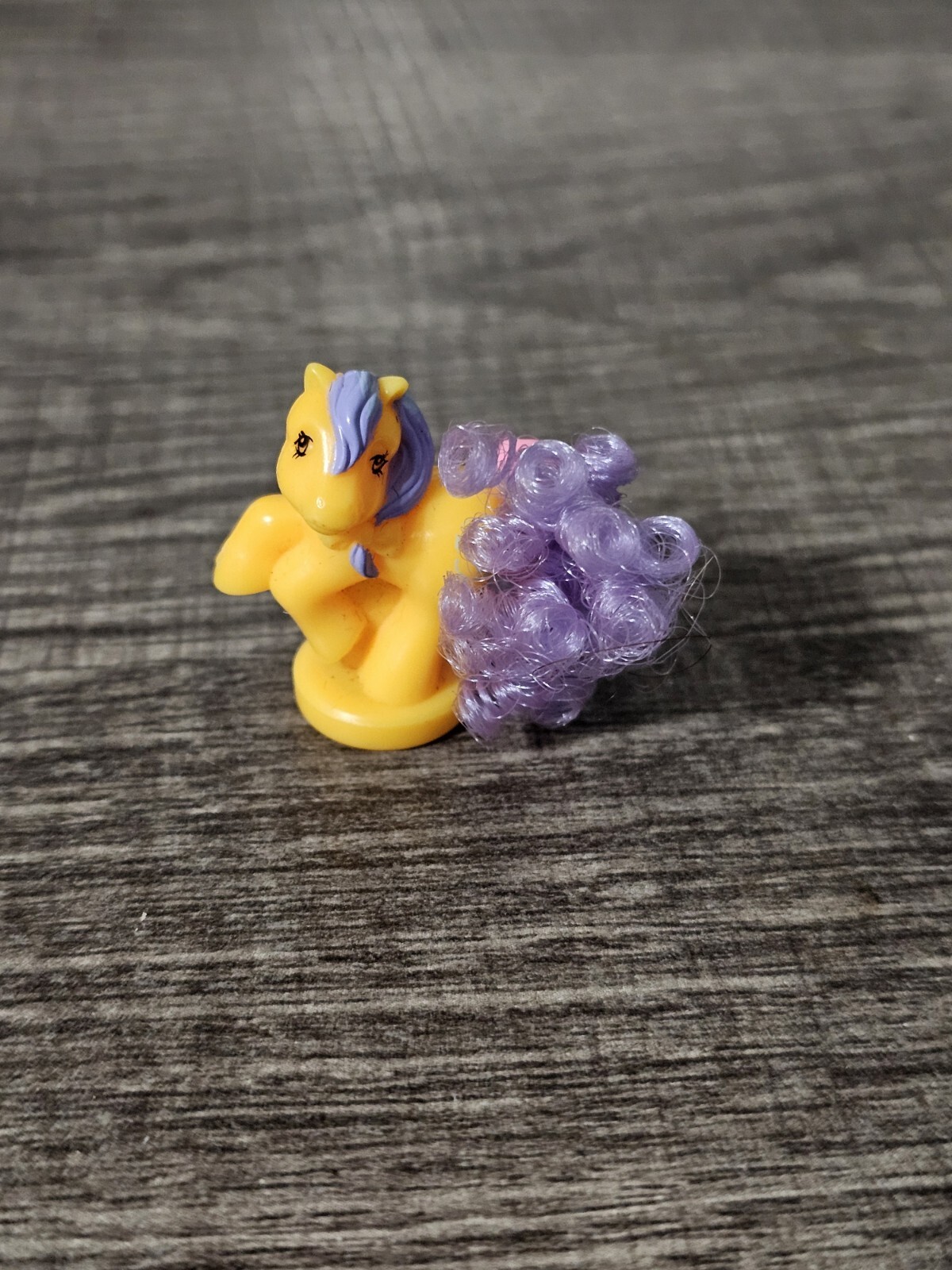 G1 MLP My Little Pony Vintage Mini Petite Ponies Clock Orange Purple | eBay