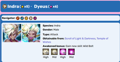 Summoners War Global Starter Account: Ragdoll/Dyeus | eBay