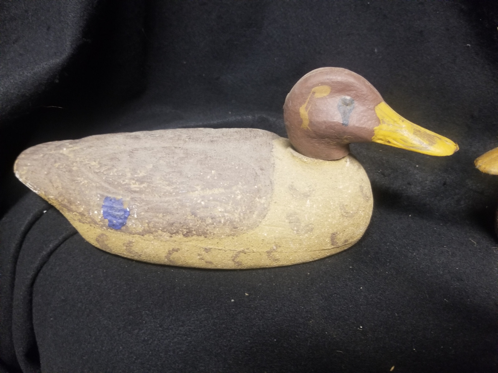 Pair of Vintage Duck Decoy~Rubber Swivel Head~Styrofoam Mold Body | eBay