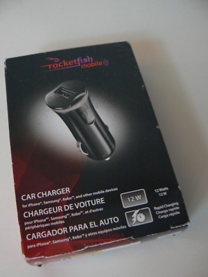 Rocketfish Mobile Vehicle Charger Fast Charging RF DC1U2N Apple ...