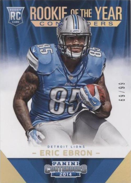 2014 Panini Contenders - Rookie of the Year Contenders Eric Ebron #ROY ...