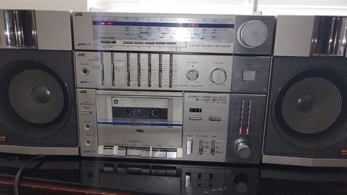 JVC Boombox PC-R11JW 80's Old School Vintage Cassette Player. | eBay
