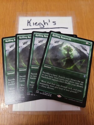 Mtg Roiling Regrowth x4 *Promo* | eBay