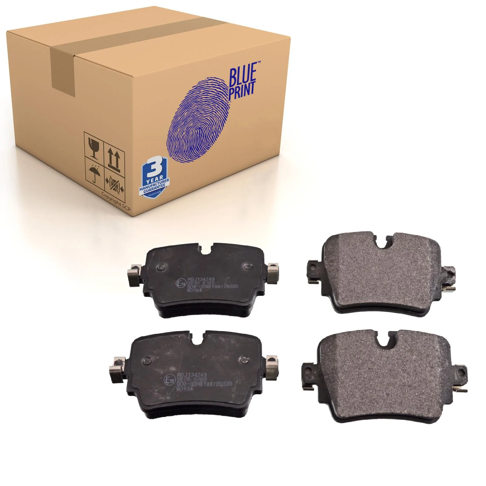 Rear Brake Pads F Type Set Kit Fits Jaguar T2R 7945 Blue Print ...