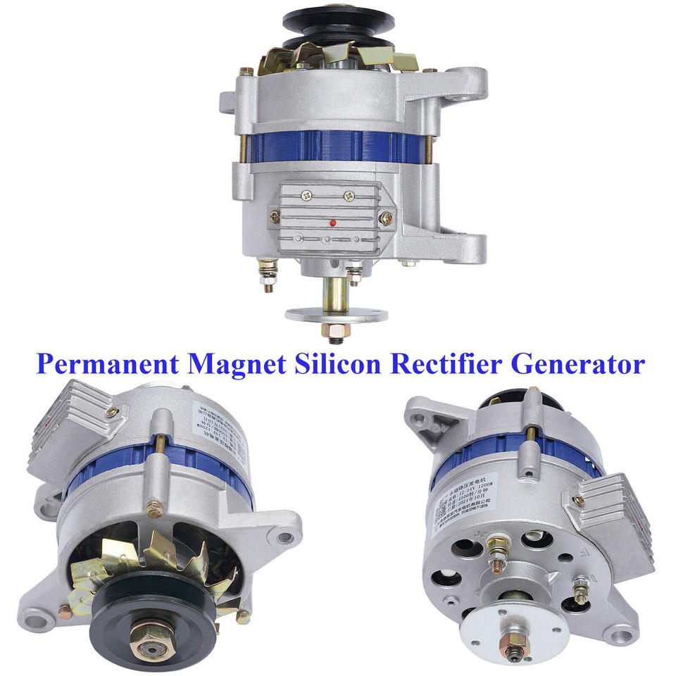 1200W Low Rpm Copper Permanent Magnet Alternator - 12V Synchronous ...