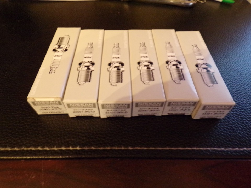 6pc NEW OEM Denso Spark Plugs NISSAN INFINITI 22401-JK01D FXE24HR11 ...