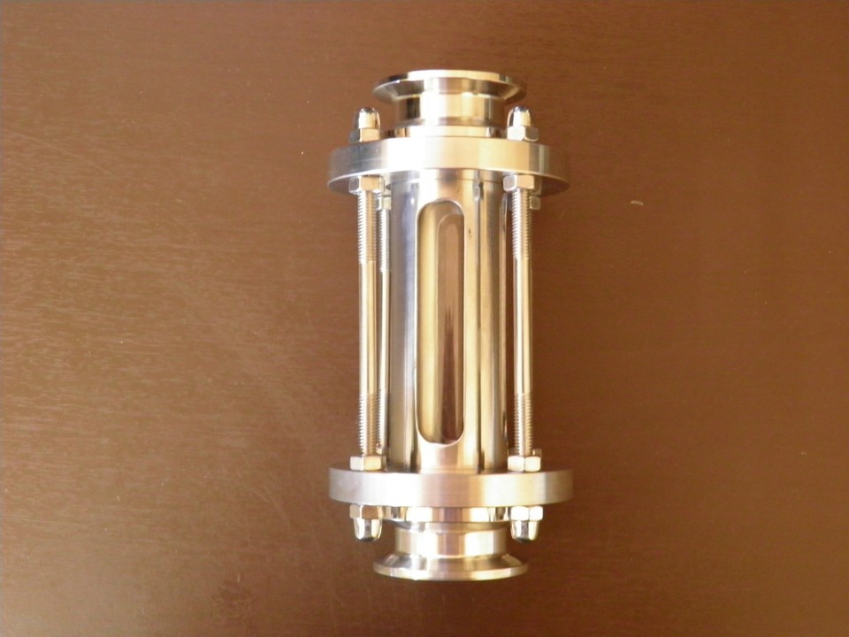 1" Tri Clamp Sight Glass with Temp Resist Borosilicate Glass | eBay