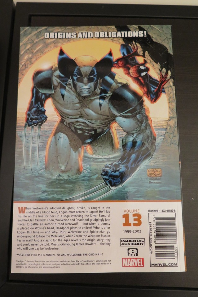 MARVEL EPIC COLLECTION WOLVERINE VOLUME 13 BLOOD DEBT TPB VERY RARE OOP ...