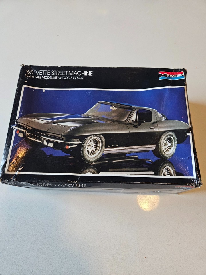 ‘65 Vette Street Machine Monogram 1/24 Scale Model Kit New Sealed (982 ...