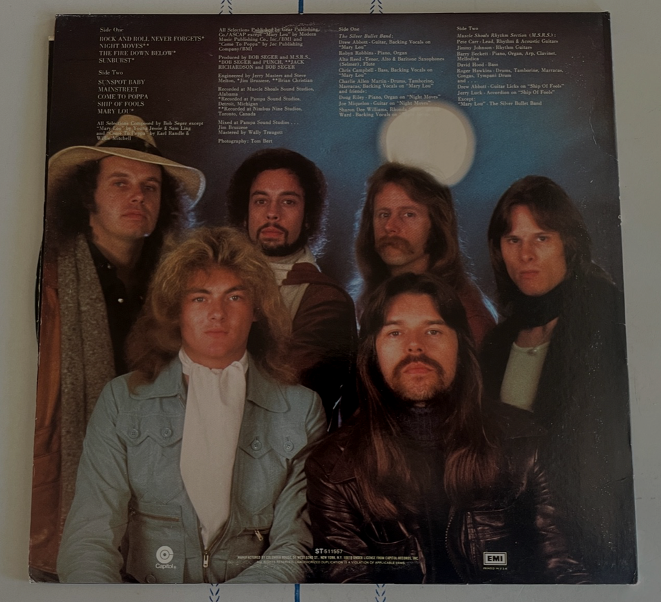 BOB SEGER & THE SILVER BULLET BAND Night Moves - 1976 Capitol ST-11557 ...