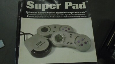 SNES Super Nintendo Infrared Remote Control Pad Controller Wireless ...