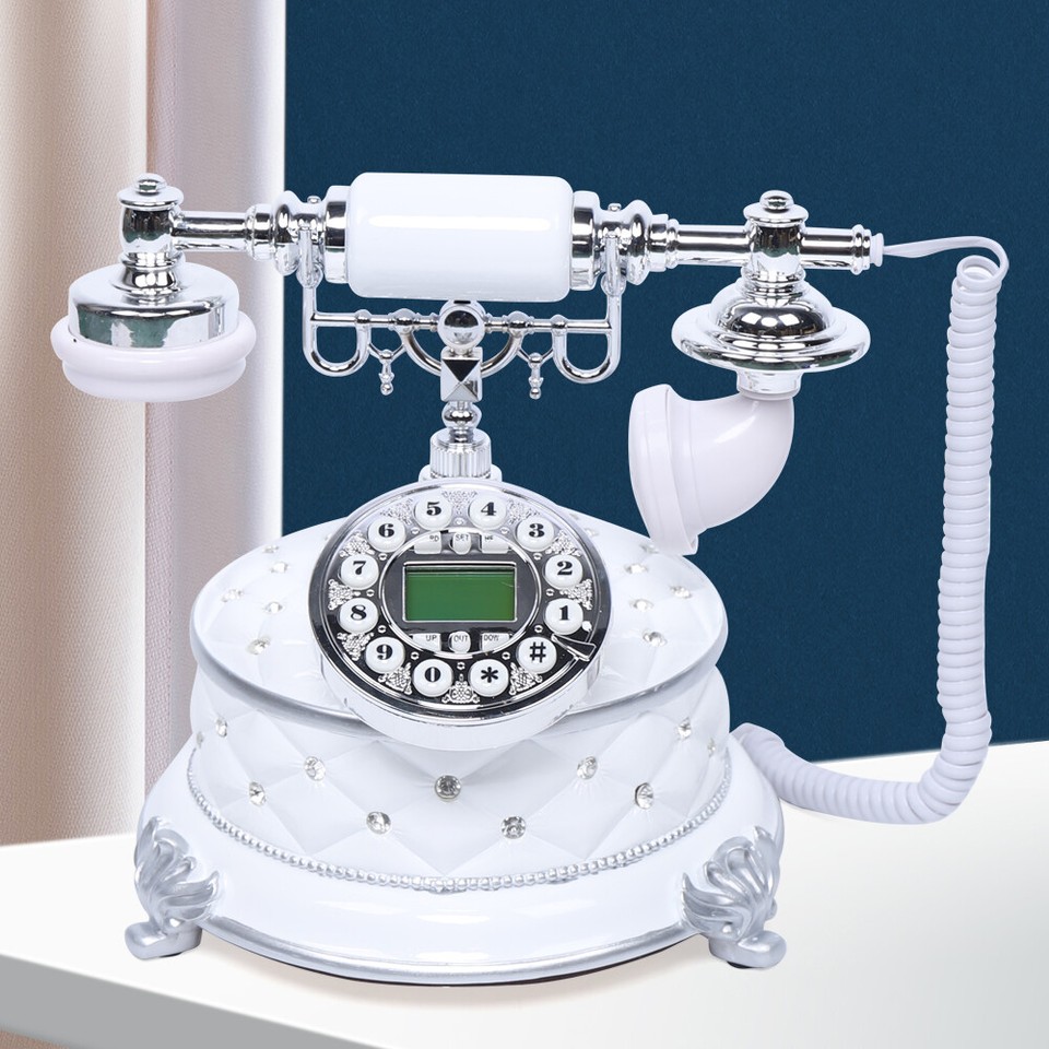 Retro Telephone Old Fashioned Desk European Style Landline Phone 210 * ...
