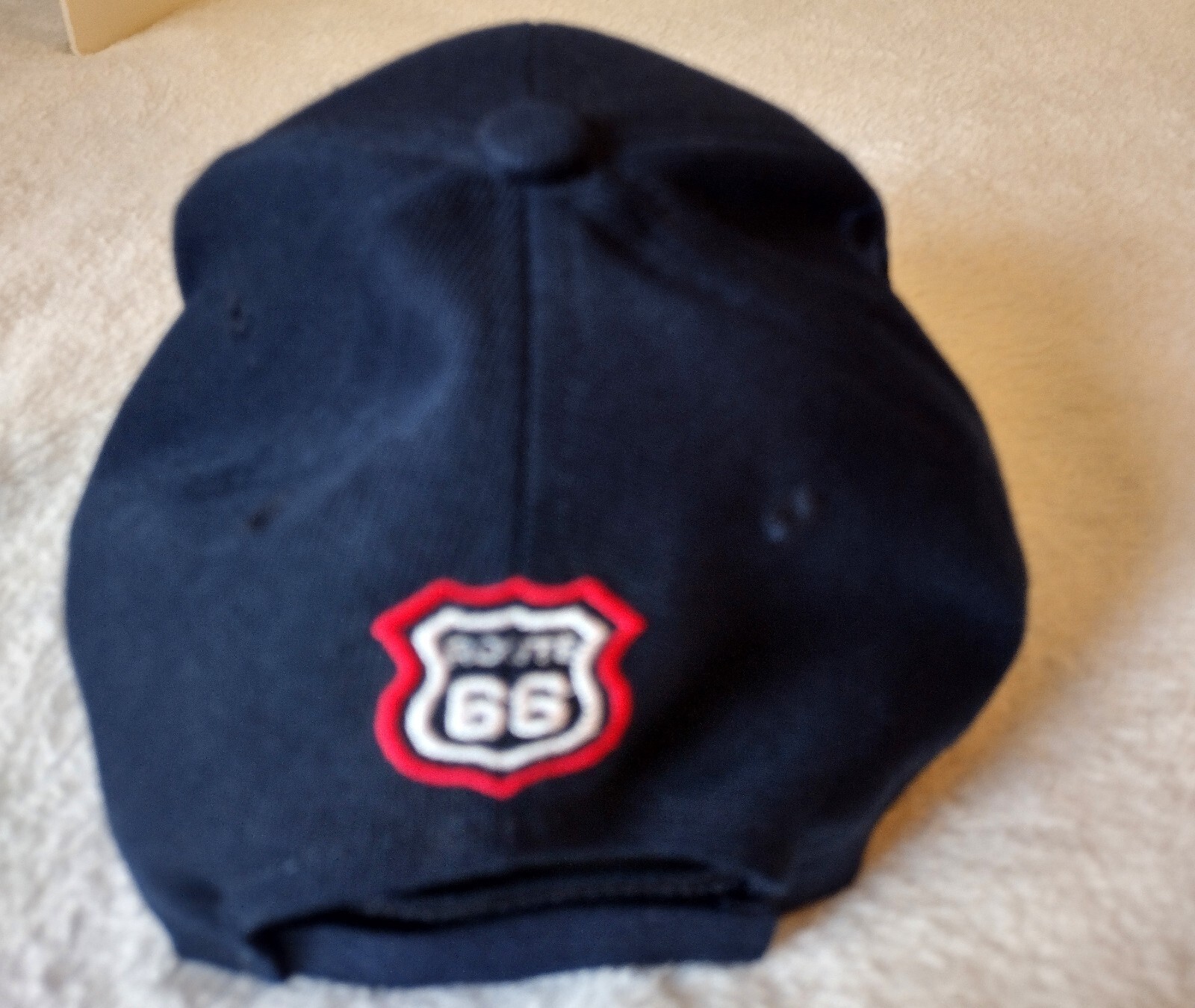 Route 66 Convertible Sports Car Hat Cap "hook & loop"… - Gem