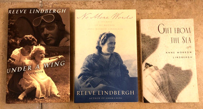 Lot of 3 Lindbergh Books - 2 Reeve Lindbergh - 1 Signed +1 Anne Morrow ...