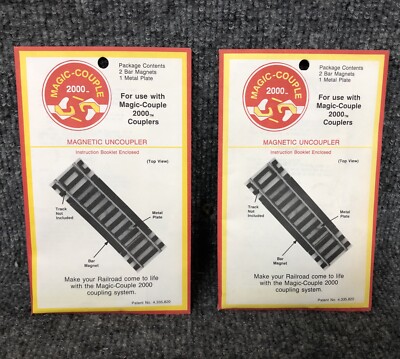 2 Magic-Couple 2000 Magnetic Uncoupler Uncoupling System Silver Spike ...