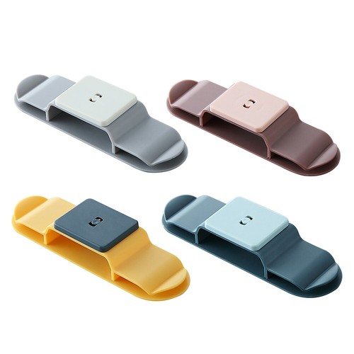 Self Adhesive Wall Mounted Power Socket Hanger Holder Wire Plug ...